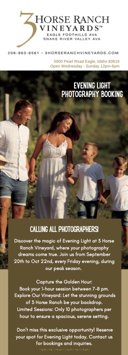 3 Horse Ranch Vineyards - SOCIAL - Events Listing